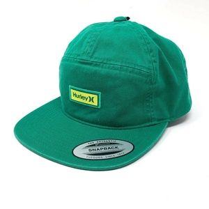 Hurley | Accessories | Hurley Mens Snapback Adjustable Green Yellow Hat ...